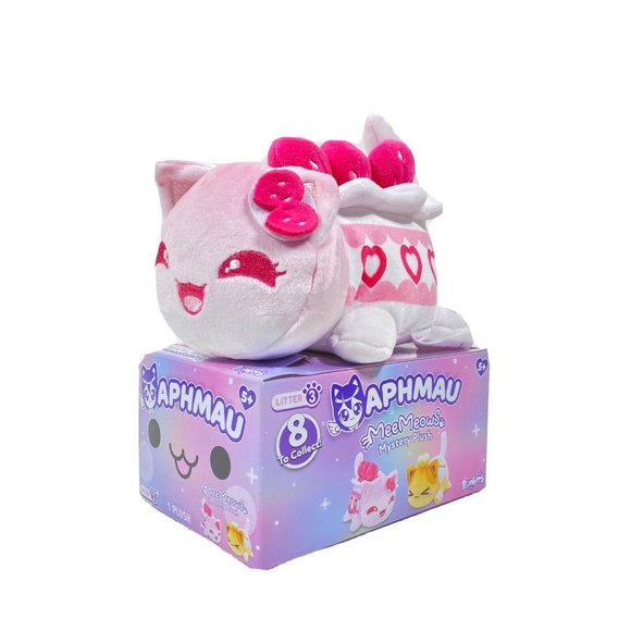 Aphmau MeeMeows Plush Strawberry Cupcake Cat 1 Pack Litter 3 NEW 2023 ...